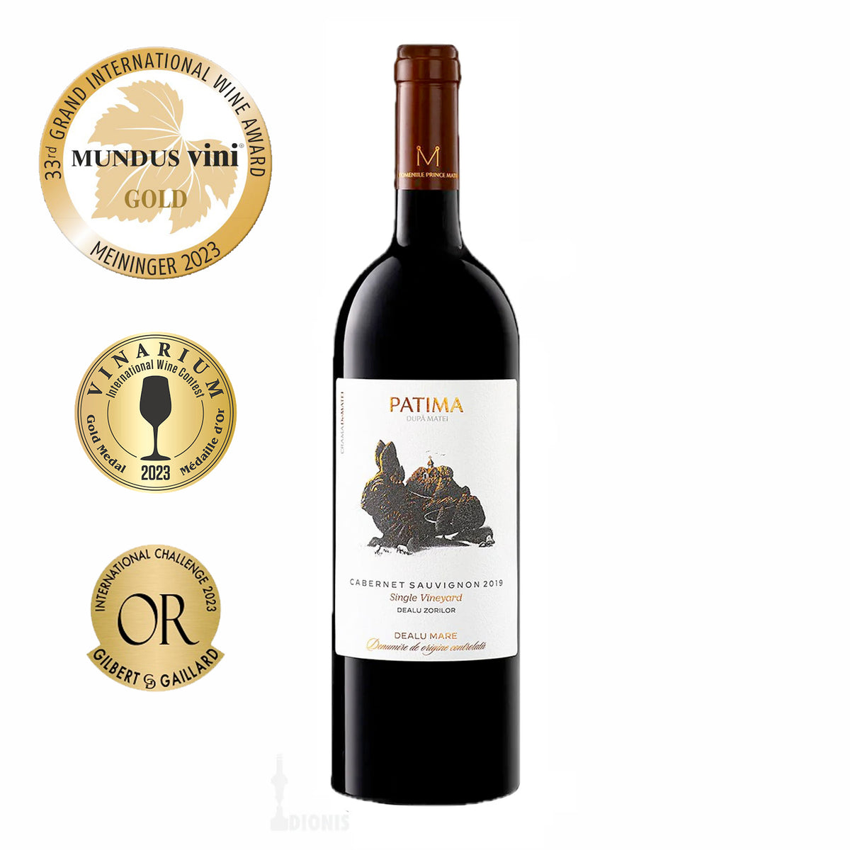Patima Cabernet Sauvignon - 62.50$- 6x750ml – Dionis Vins Roumains