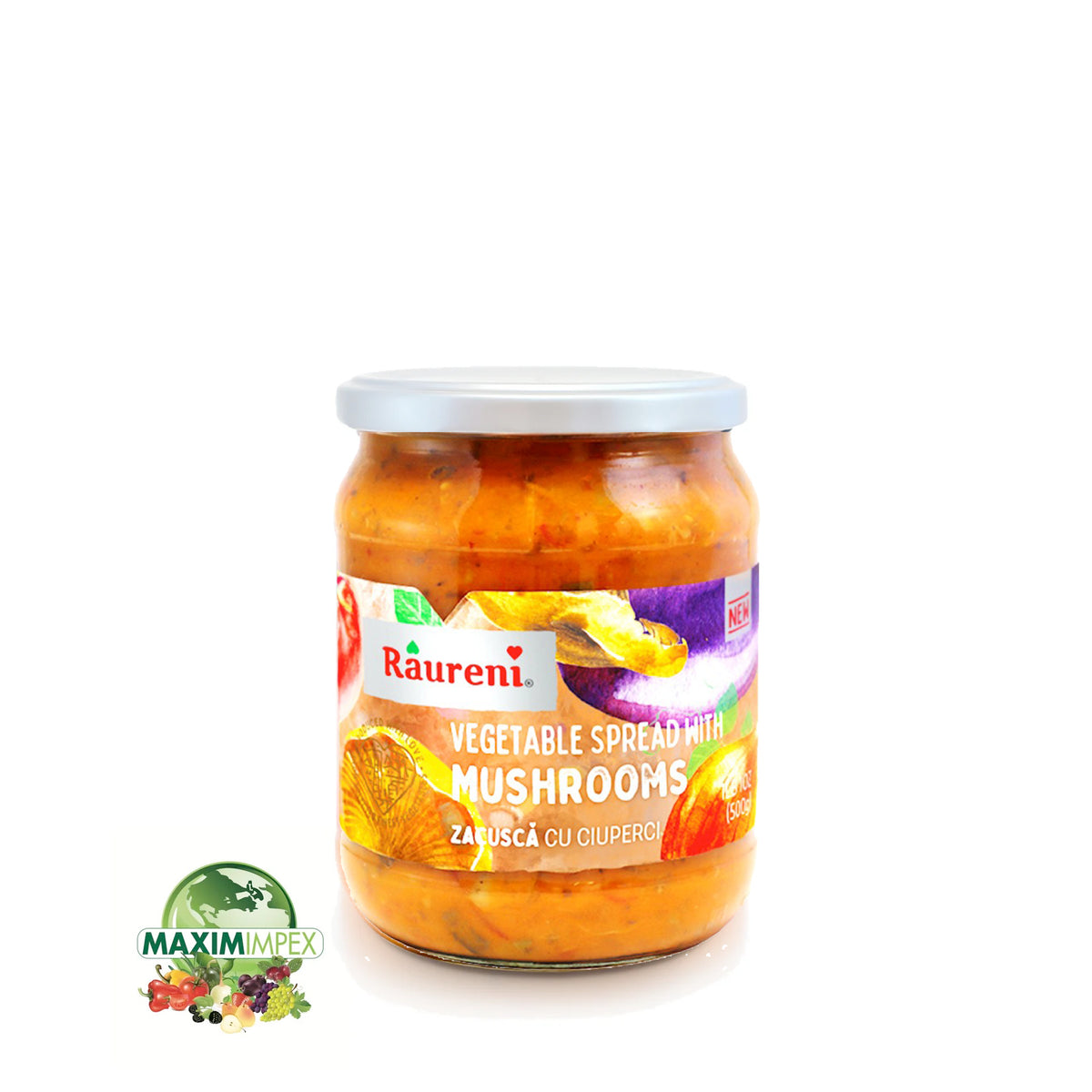 Raureni(Zacusca Taraneasca Ciuperci) - Tartinade aux légumes et champi ...